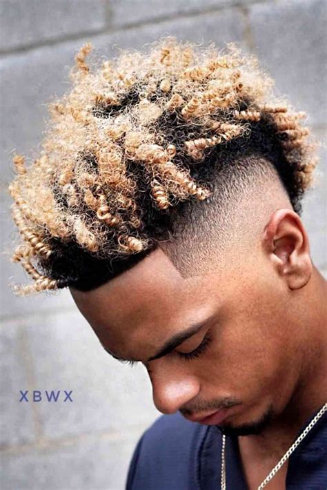 Black Men With Dyed Mohawks
