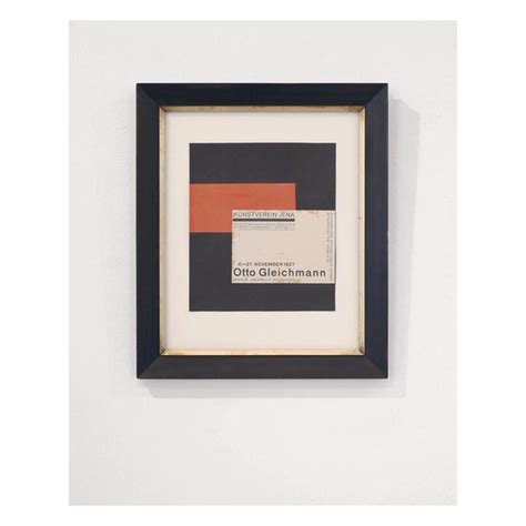 Dexel Walter Collage For Otto Gleichmann Exhibition 1927 Cardboard And Paper Framed Chairish
