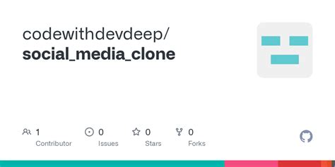 Github Codewithdevdeepsocialmediaclone