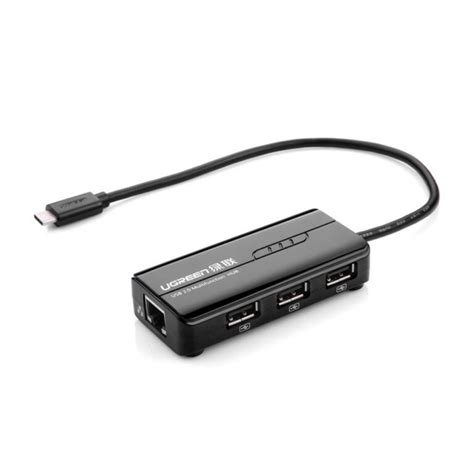 Buy Ugreen 30289 Usb Type C 3 Port Hub With Fast Ethernet Price In Pakistan