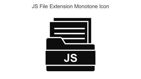 Js File Extension Icon Powerpoint Presentation And Slides Ppt Sample