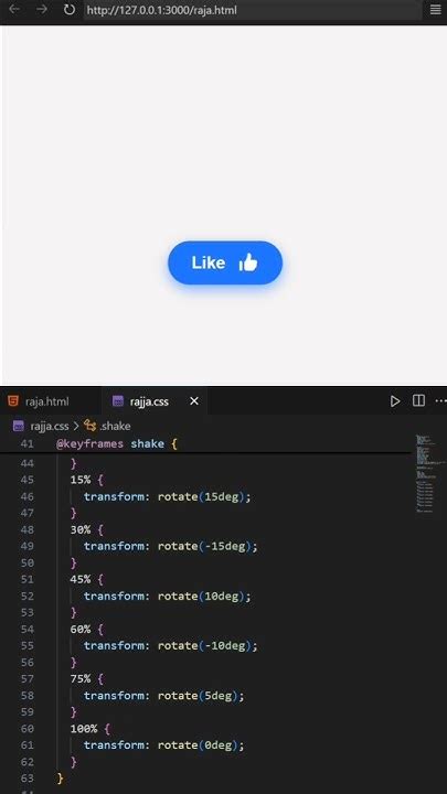 Mind Blowing Like Button Web Dev Frontend Techshorts Uiuxdesign Webanimation Htmlcss