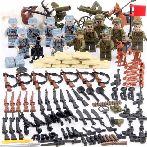 China CPC Vs KMT Civil War Minifigures Lego Compatible Military Sets