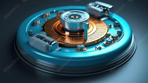 무료 클라우드의 보안 및 개인 정보 보호 개인 식별을 위한 지문 기반 인증의 3d 렌더링 이미지 Ppt 배경 Slidesdocs