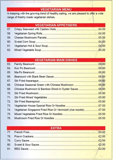 Menu At Royal Garden Chinese Restaurant Attleborough