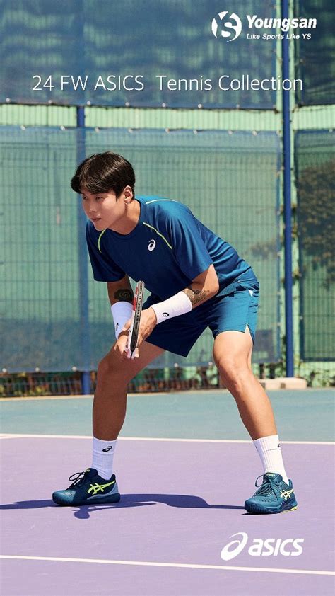 테니스 러닝 스쿼시 트레이닝 리프팅 배구 핸드볼 배드민턴 탁구 입시체육 스포츠 멀티샵 영산스포츠 지난 6월 촬영한 2024년 하반기 아식스 테니스 콜렉션