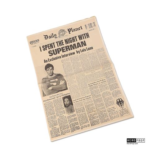 Daily Planet Newspaper Logo Superman