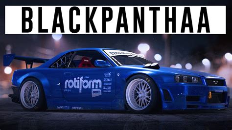 Blackpanthaas Rocket Bunny Skyline R34 Nfs 2015 Photoshop Youtube
