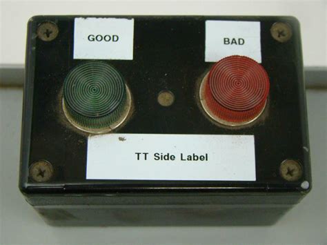 Push Button Assembly With Tt Side Label Joseph Fazzio Incorporated