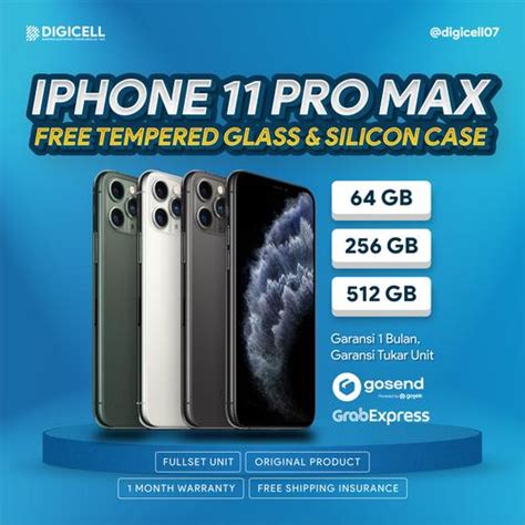 Jual Iphone Pro Max Gb Gb Inter Space Gray Kota Bandung Digi Cell