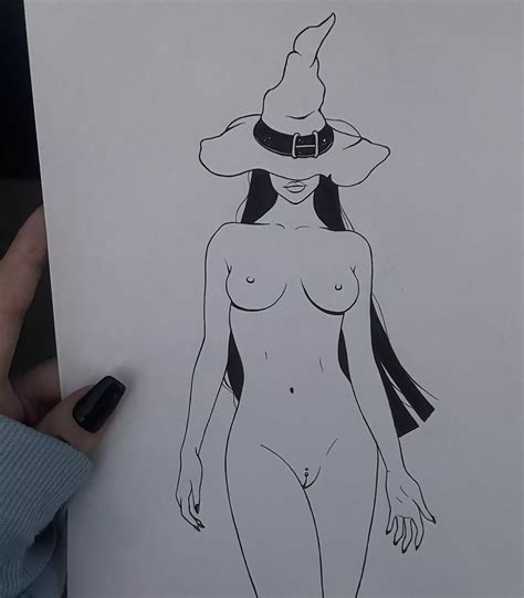 Witch By Me Unfinished Nudes Eroticart Nude Pics Org