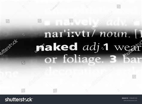 Naked Word Dictionary Naked Concept Stock Photo Shutterstock