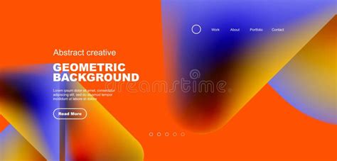 Geometric Composition Abstract Background Design Stock Illustration Illustration Of Digital