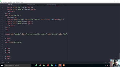 Delete Update Search Data From Database Using Php And Show Data In Web Page Youtube