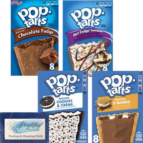 Pop Tarts Variety Pack Frosted Chocolate Flavors Smores Cookies And Cream Chocolate Fudge
