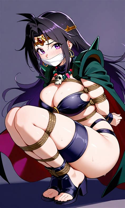 Rule 34 Ai Generated Arms Tied Behind Back Black Hair Bondage Bound