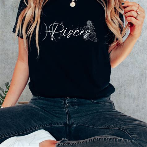 Pisces Zodiac Sign Shirt Pisces Tshirt Horoscope Shirt Constellation