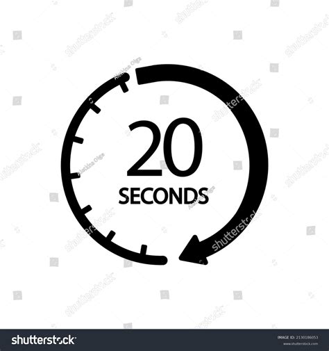 Clock Timer Time Passage Icon 20 Stock Vector Royalty Free 2130186053