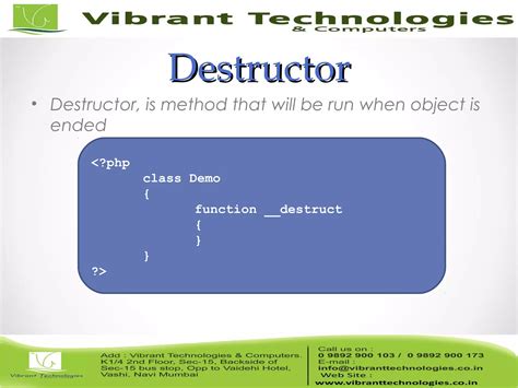 Php Introduction To Object Oriented Programming With Php Ppt Programming Languages Computing