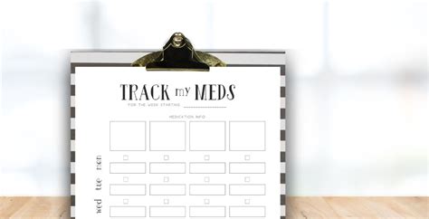 Free Medication Calendar Printable Track Meds With Ease