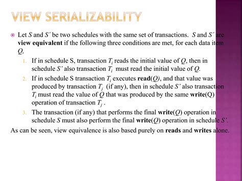 Serializability In Dbms Pptx
