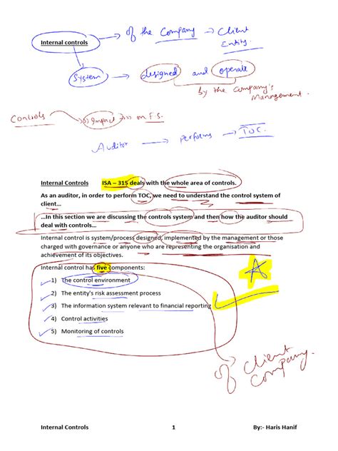 4 Internal Controls Pdf Internal Control Risk