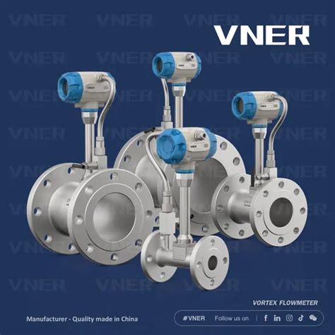 Gas Temperature And Pressure Compensation Vortex Flow Meter With 4 20ma 1 Accuracy Flowmeter