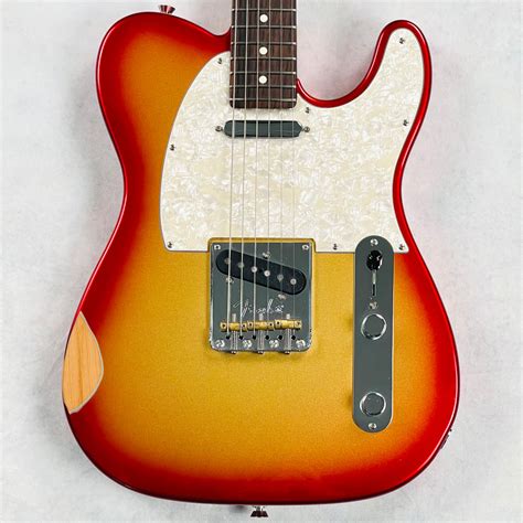 Fender Mod Shop Telecaster Rosewood Fingerboard Aged 2020 Sunset Met