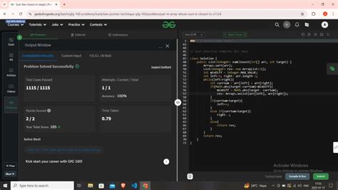 rohit kumar on linkedin geekstreak2024 geeksforgeeks gfg160 java