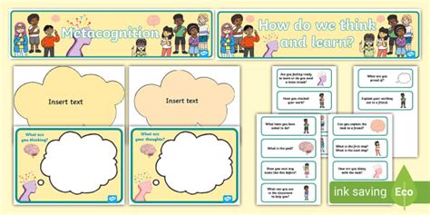 KS1 Metacognition Display Pack Teacher Made Twinkl