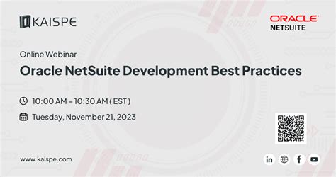 Oracle Netsuite Development Best Practices Kaispe