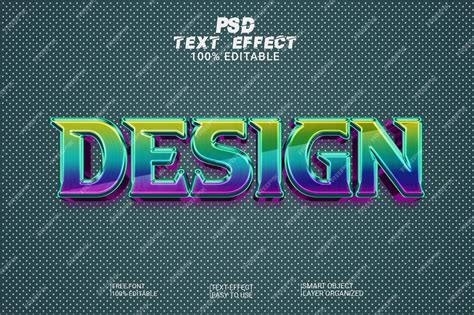 Premium Psd Text Style Effect Design