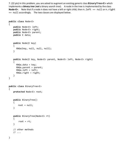 Solved B 7 Pts A Mirror Image Of A Binary Tree Is