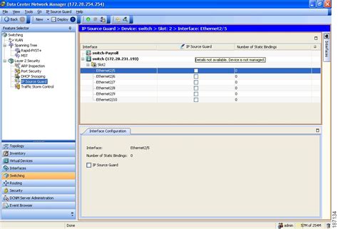 Cisco Dcnm Security Configuration Guide Release 40 Configuring Ip
