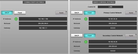 Network Options