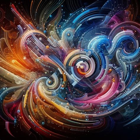 Premium Ai Image Abstract Geometry