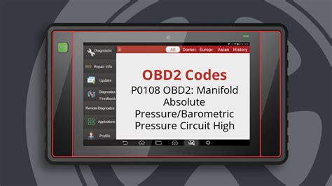 Obd2 Code P0108 Causes Symptoms And Repairs