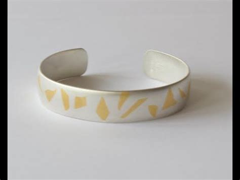 Keum Boo Tutorial Making A Keum Boo Cuff Keum Boo Keum Boo Jewelry Silver Link Bracelet