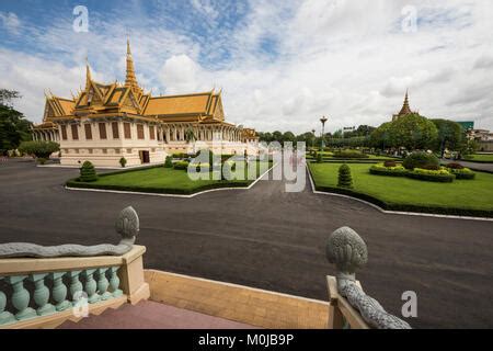 The Throne Hall Inside The Royal Palace Complex In Phnom Penh Cambodia