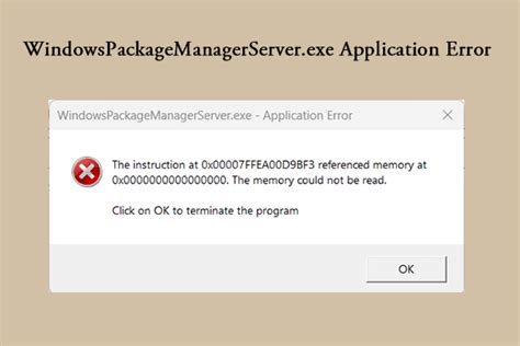 Fix WindowsPackageManagerServer Exe Application Error Ways