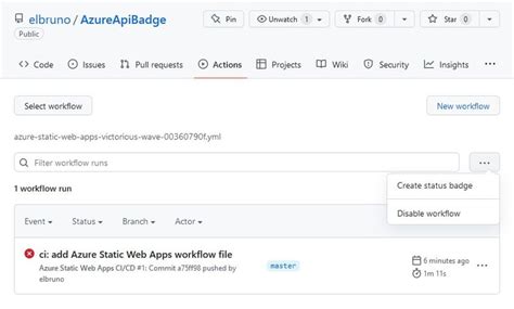 GitHub How To Display The Status Badge For A GitHub Action DEV Community