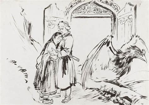 连环画大师刘继卣白描作品欣赏