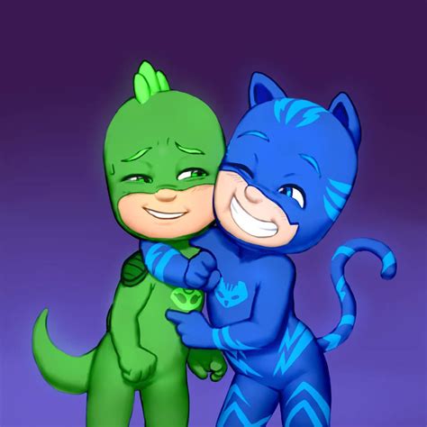 Pj Masks By Lewalou On Deviantart Casais Bonitos De Anime