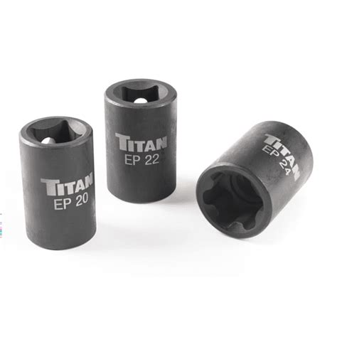 Titan 3 Pc External Torx Plus Socket Set