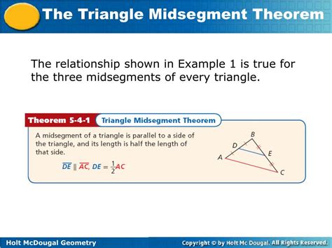 Ppt The Triangle Midsegment Theorem Powerpoint Presentation Free Download Id 4501686