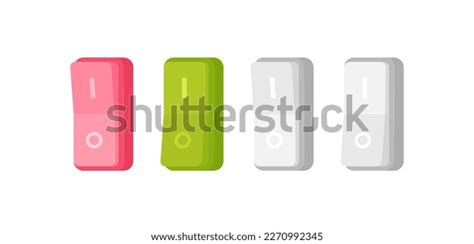 Turn On Off Button Set Realistic Stock Vector Royalty Free 2270992345 Shutterstock