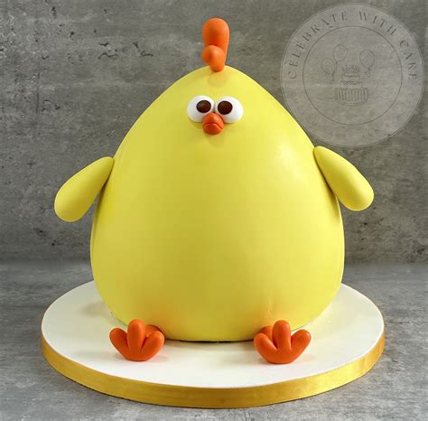 Celebrate With Cake 3d Sculpted Cute Chicken Cake