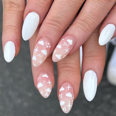 200 Cute Cloud Nail Designs To Take Your Nails To Cloud Nine