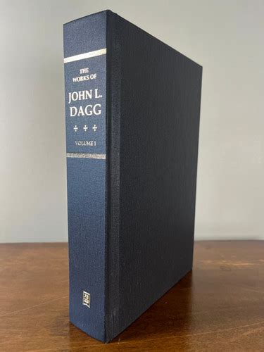 John Dagg Works Vol1 Particular Baptist