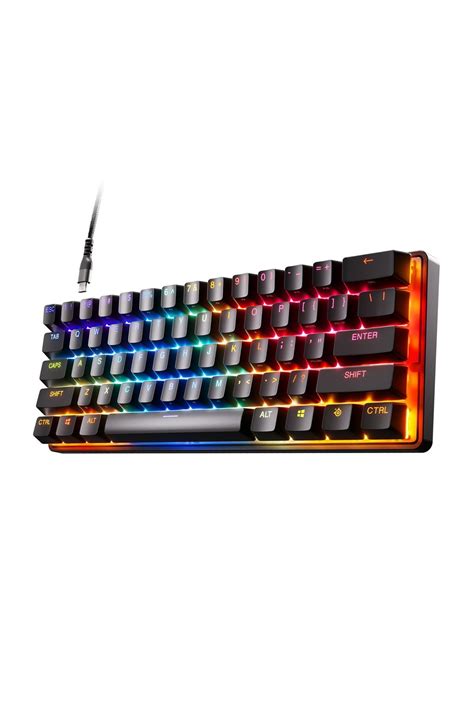 Steelseries Apex 9 Mini Mekanik Oyun Klavyesi Optik Tuşlar Kompakt 60 Tasarım Rgb